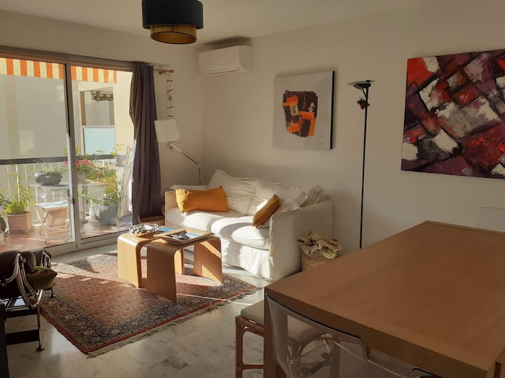 Bel Appartement Climatisé 2 Terrasses Centre-ville - ibis budget Nice Californie Lenval