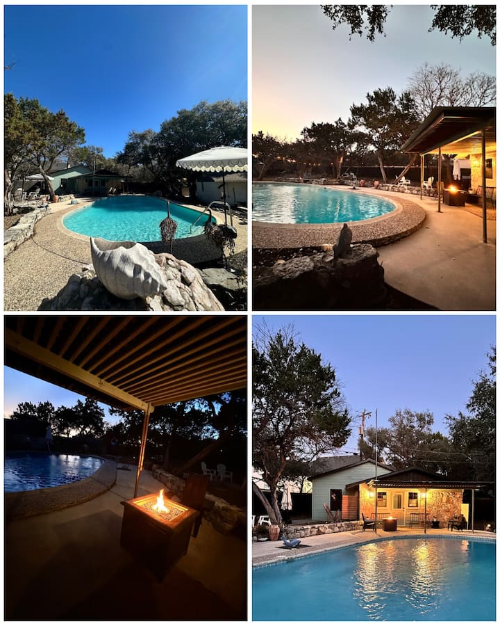 Hillside Retreat | Pool | Floore’s & La Cantera - Helotes, TX