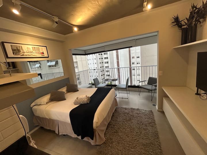 Studio No Melhor Da Vila Nova Conceição - São Paulo