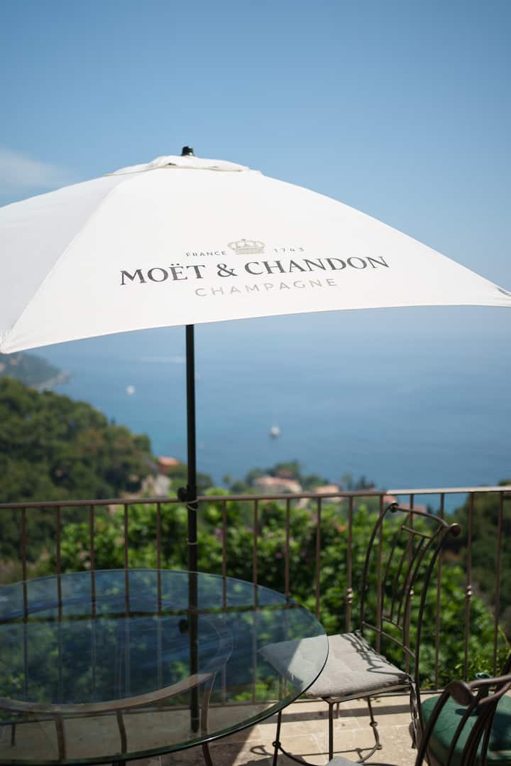 Maison Avec Vue Panoramique A 5 Min De Monaco. - Roquebrune-Cap-Martin