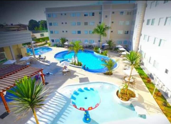Lindo Flat Encontro Das ÁGuas Resort  Caldas Novas - Caldas Novas