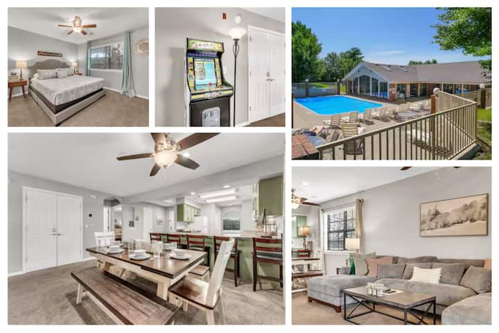 Upscale Nr Strip|arcade + Patio, 2 Pools, Hot Tub - 密蘇裡州