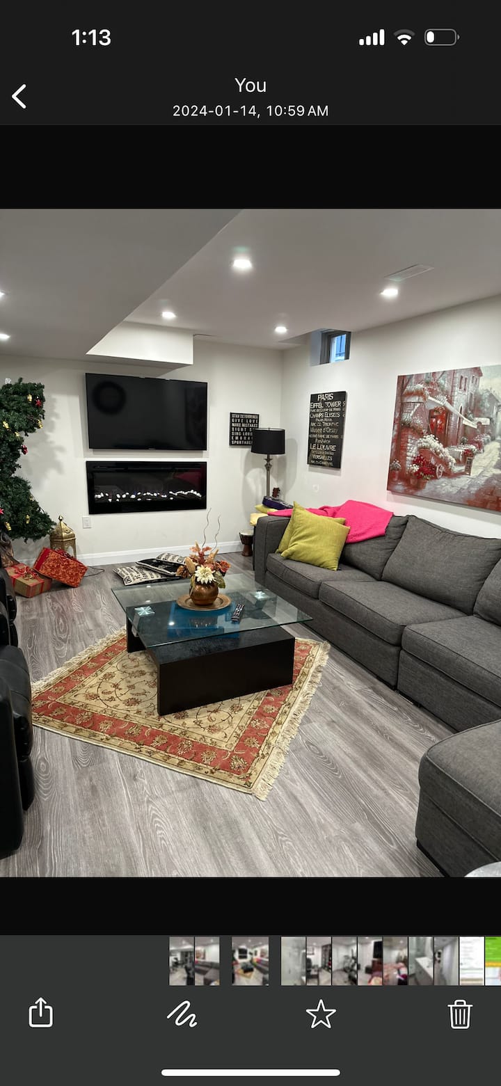 Luxurious Private Basement Guest - Milton