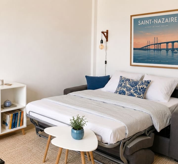 Appartement à 20m De La Plage Proximité Commerces - Saint-Nazaire