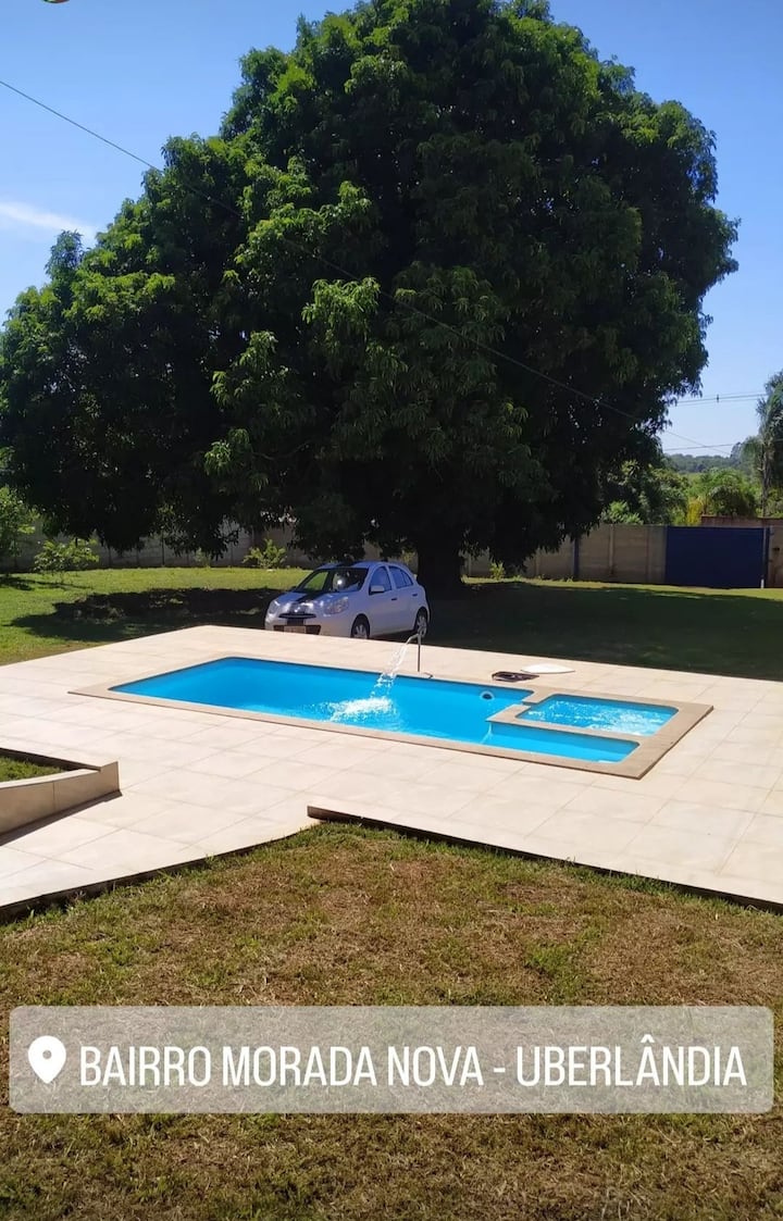 Mini Chácara - Churrasco, Piscina E Lazer. - Uberlândia
