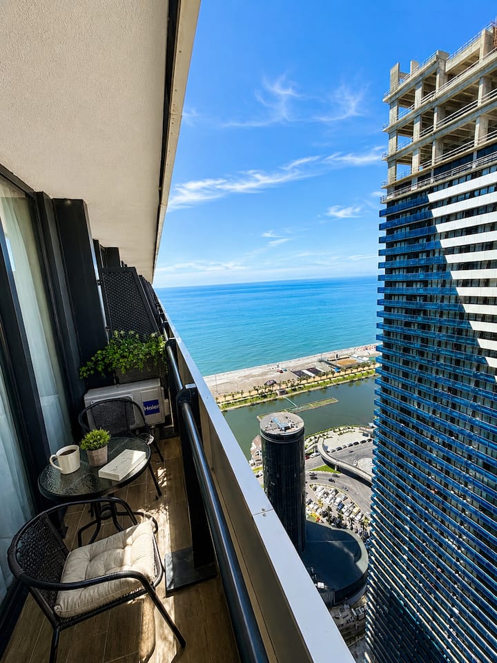 4353 Modern Sea View 1br | Orbi City - Batumi