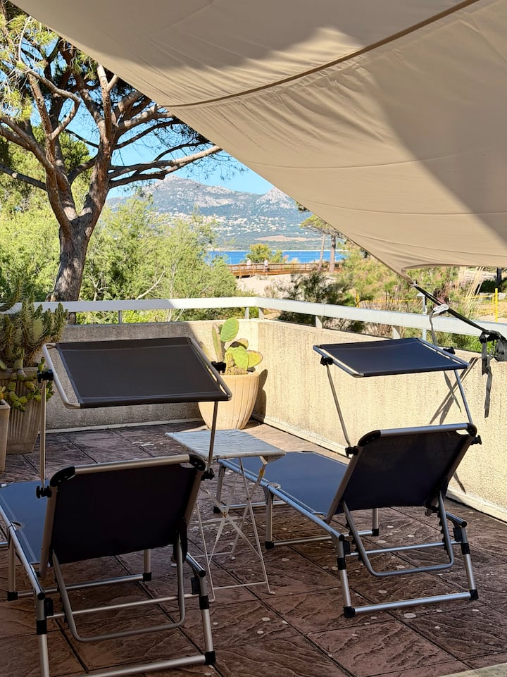 Calvi - Vue Mer, Grande Terrasse, Accès Plage - Calvi
