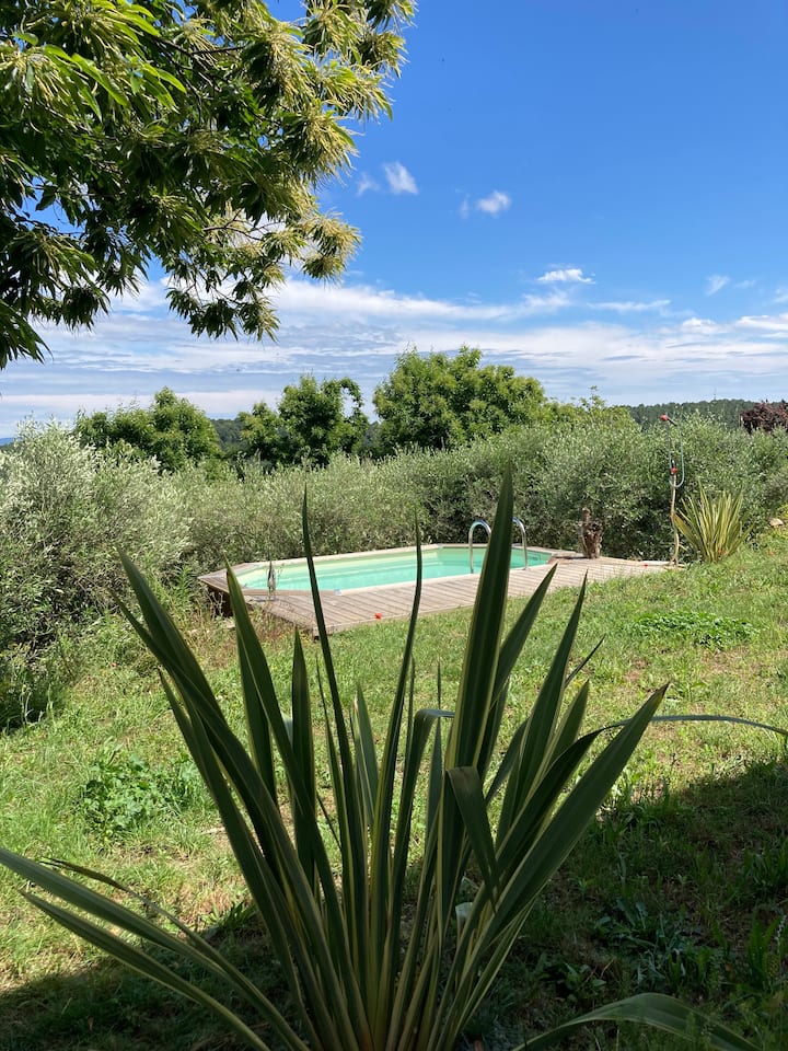 Le Châtaignier, Avec Clim & Piscine à Partager. - Joyeuse