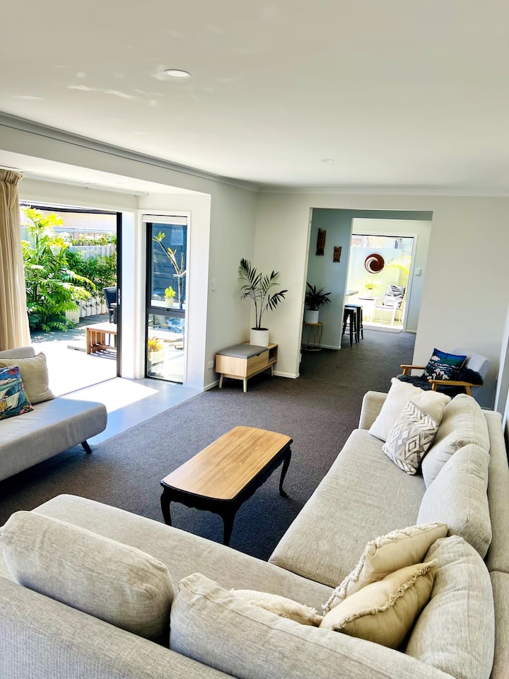 2in1 -Coastal Family Sanctuary-4min Walk To Beach - Mount Maunganui