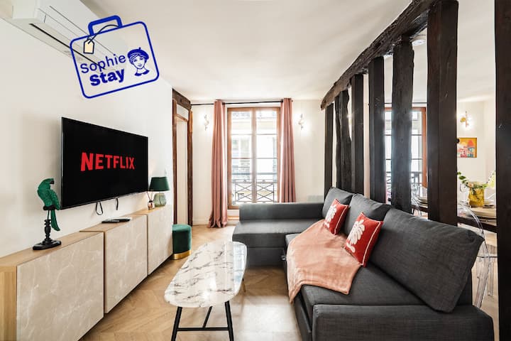 Contemporary Apt In Downtown | King Size Bed - Paryż