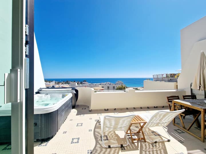 Romantic Escape - Private Jacuzzi And Wow Seaview - Praia da Luz