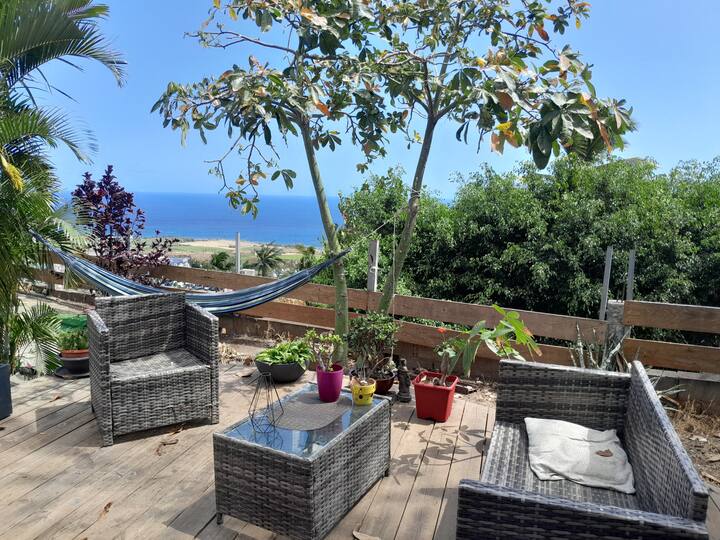 Charmante Case Avec Jardin Et Vue Sur Mer - Saint-Leu