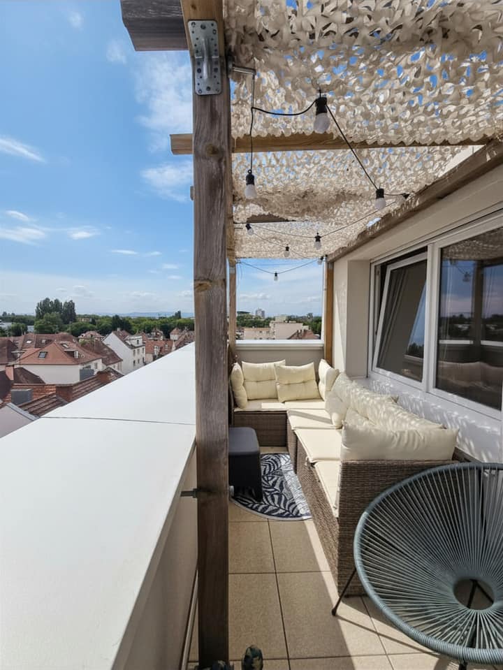 Neudorf - Rooftop - Free Parking 4min - Tram 1min - Ostwald