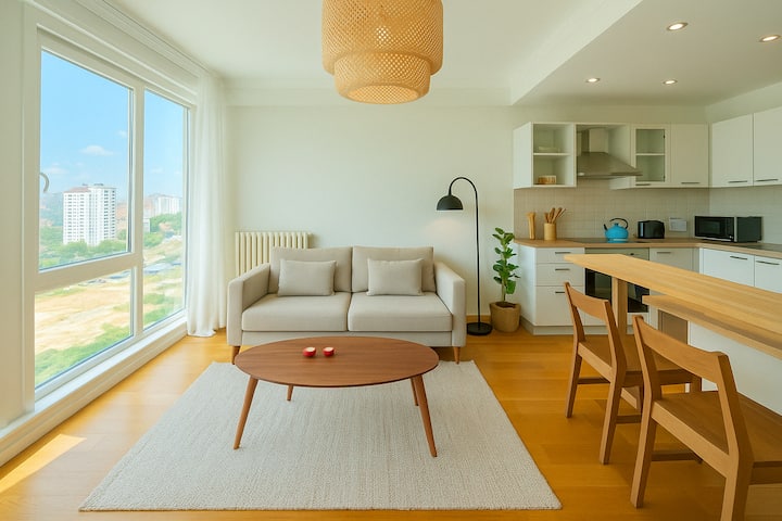 Bright 1br Residence Flat In Business Hub - Ataşehir