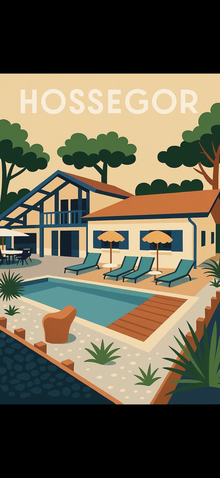 Villa Familiale Avec Piscine Chauffée à Hossegor - Seignosse