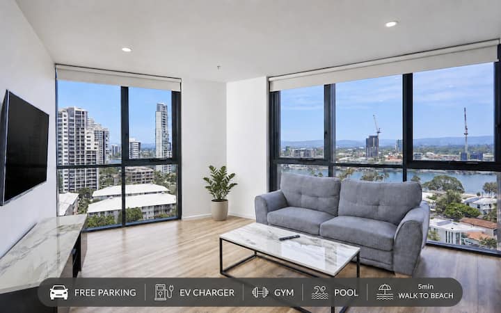 Stylish And Cozy 1bedroom Home With Splendid View - Surfers Paradise