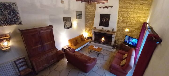 Maison De Charme Piscine Privée, Spa, Près Chablis - Yonne