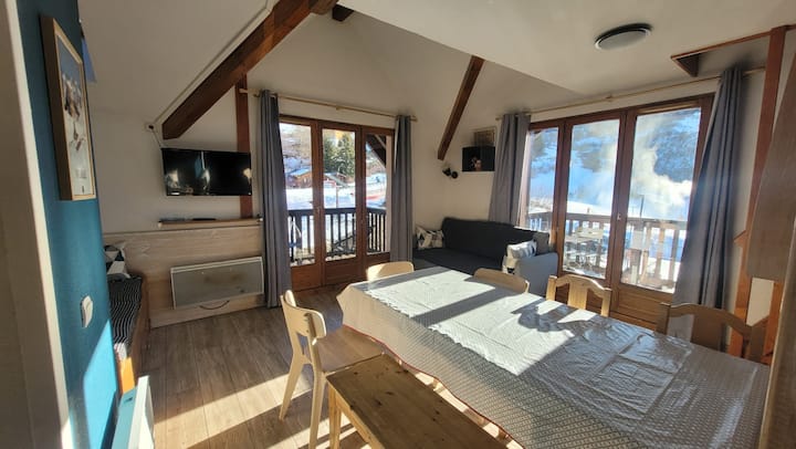 Duplex - 2 Balcons - Piscine, Spa, Salle De Sport - Valmeinier