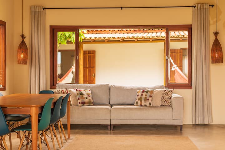Casa Pé Na Areia - Cumuruxatiba - Canto Do Mar - Prado