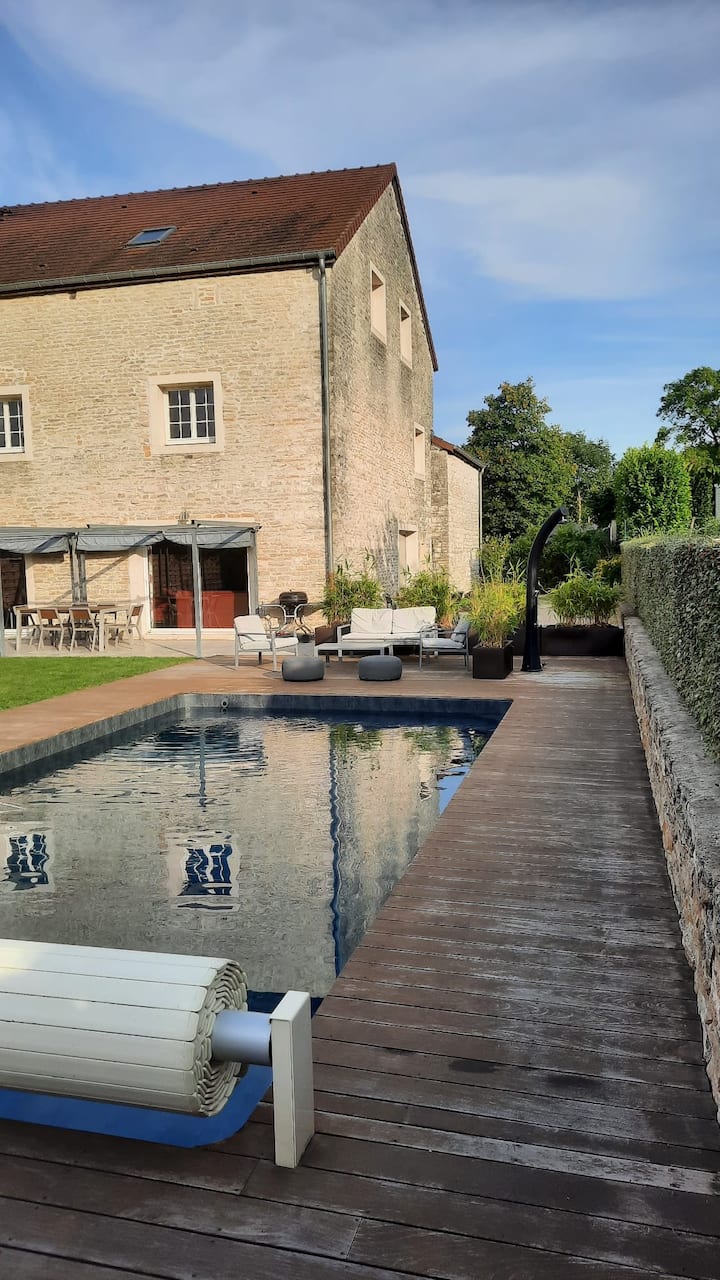 Maison De Caractère Avec Piscine Au Sel - Dijon