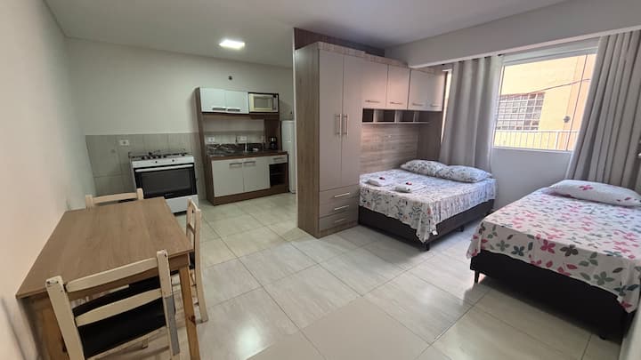 4) Studio Amplo | Aeroporto 8 Min | Garagem* - São José dos Pinhais