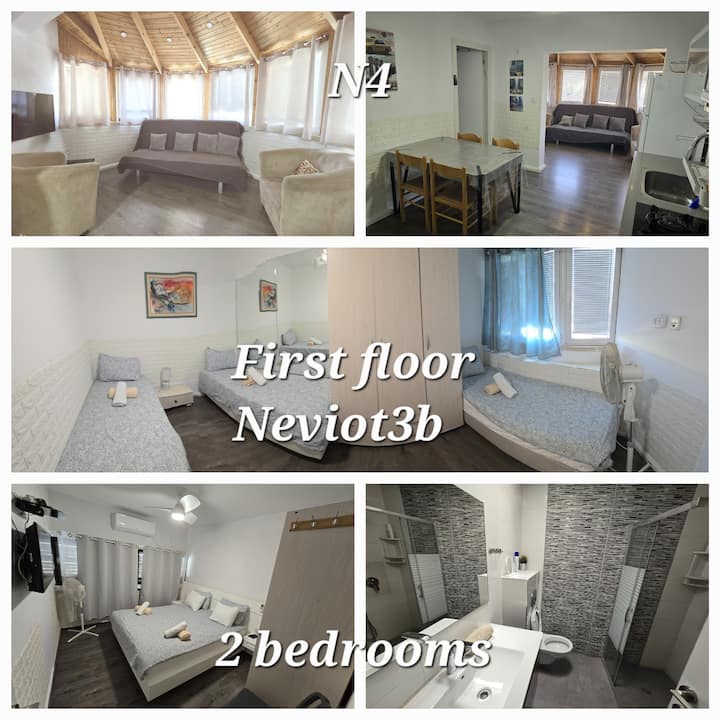 " 2br Sea View N4, 700m From Beach - Eilat