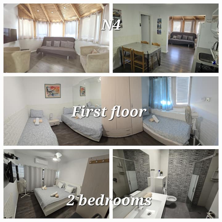 " 3br Sea View N4, 700m From Beach - Eilat