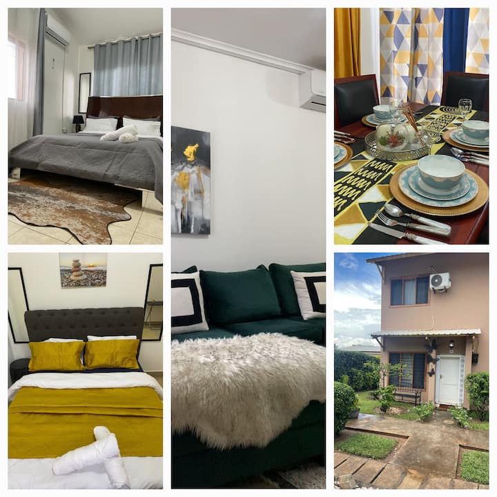 Sanctuary |Ac| Xl-bed |Fast Wifi|solar | Gardens - Lusaka