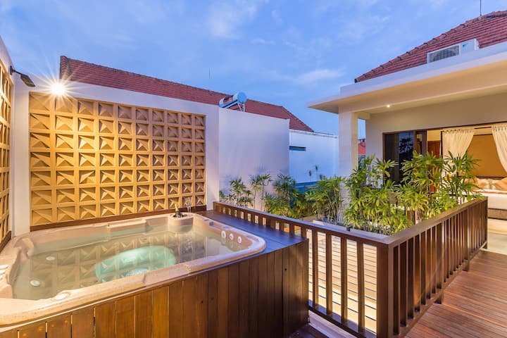 900 Meters To Beach, Hot Tub, Free Bicycles - Bali