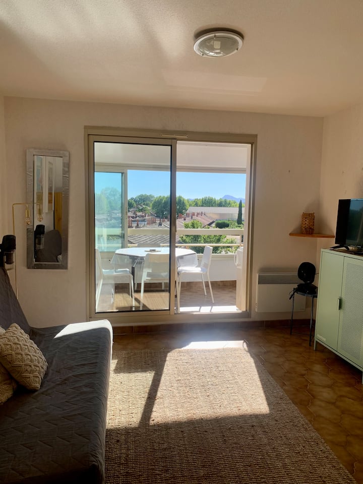 Studio Cabine + Loggia, Plage De L'argentière - La Londe-les-Maures