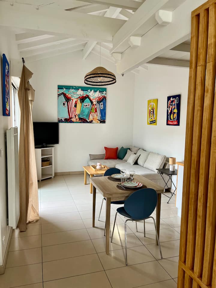 Charmante Maison T2 400 M De La Mer Pkg Privatif - Châtelaillon-Plage