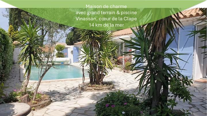 Cazale De Counill
5 Chambres & Piscine
Mer & Clape - Narbonne