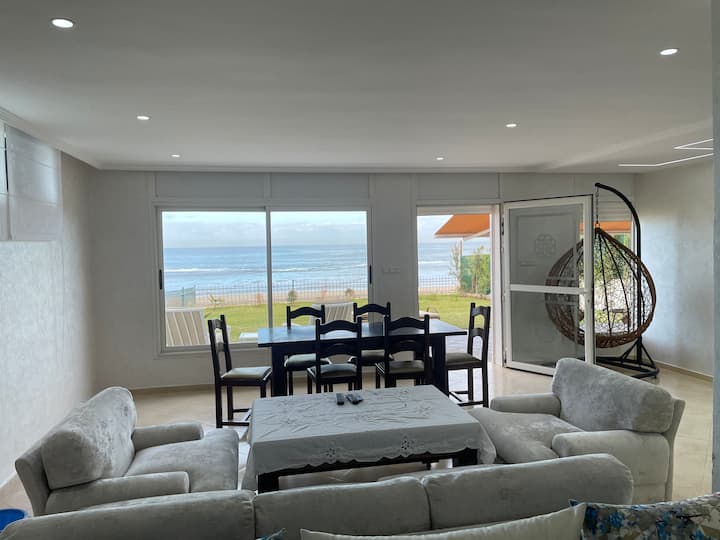 Plage De Skhirat - Maison Front De Mer, Vue Unique - Bouznika