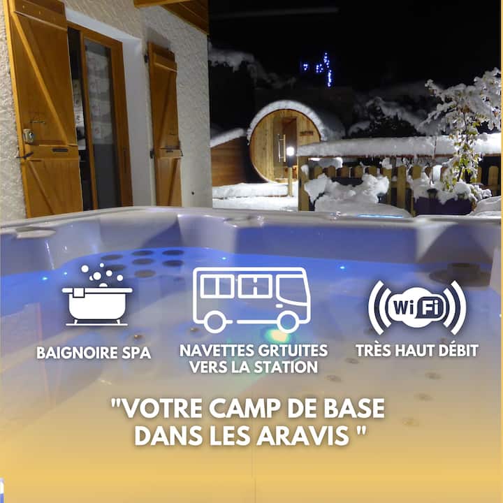 Chalet Aubier Confort Spa Domaine Du Fraizier - Thônes