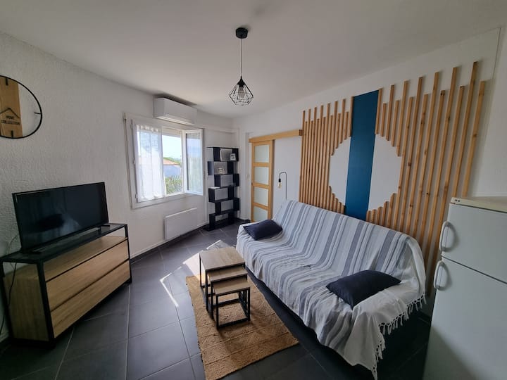 T2 Moderne, Climatisé à 200m De La Plage - Saint-Cyprien