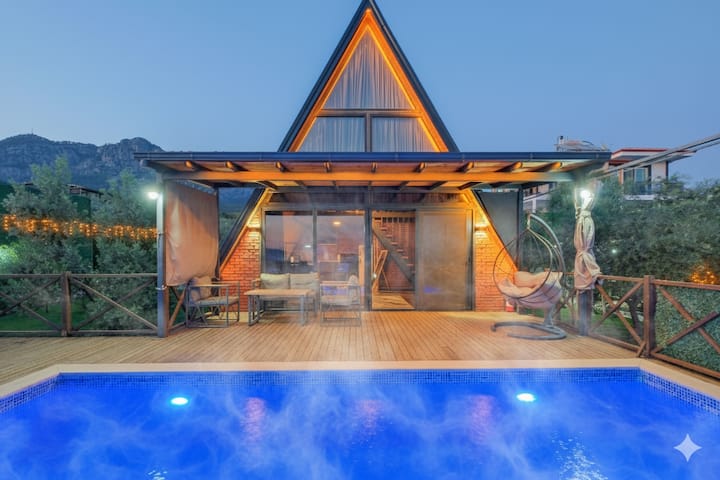 Sıcak Havuzlu Sunset Bungalov 1 Vn#101 - Köyceğiz