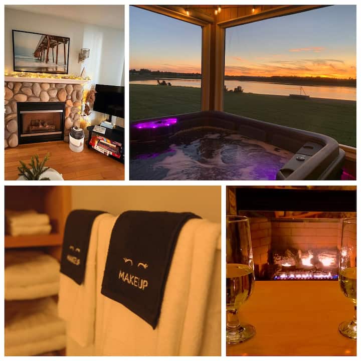 Sunset-spa Beachfront Retreat! Hot Tub & Natl Park - New Brunswick