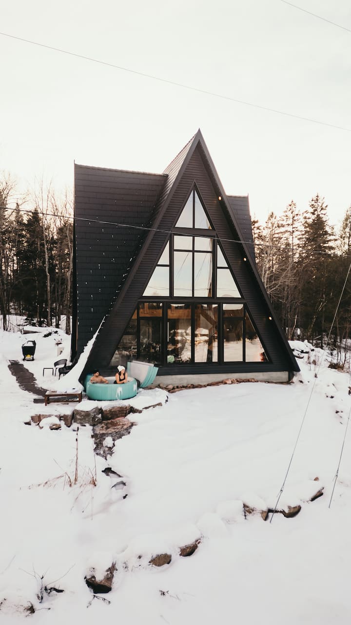 Aat Timber A-frame • Hot Tub • French River Stay - Killarney, ON, Canada