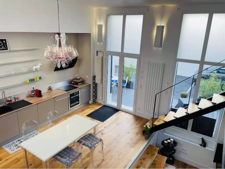 Loft Rémois  «&nbsp;Les Bains Douches&nbsp;» Parking Privé - Reims
