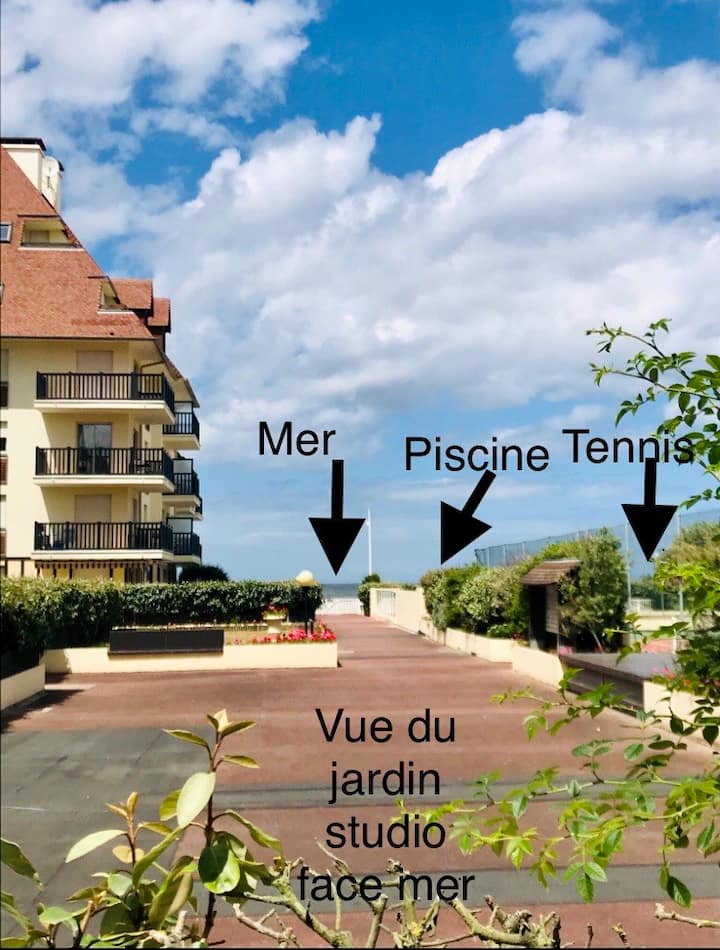 Studio Cabourg Mer/parking/piscine/tennis 2/4 Pers - Franceville-Plage