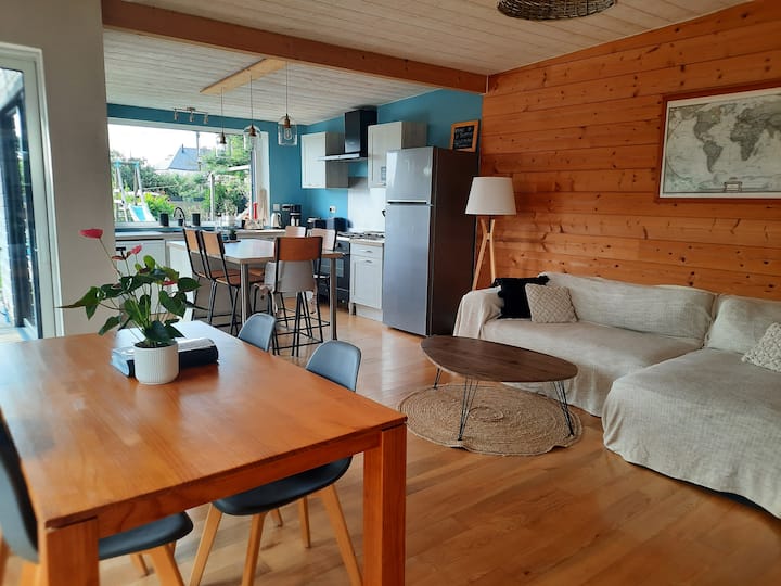Maison Proche Plage, Piscine. - Riantec