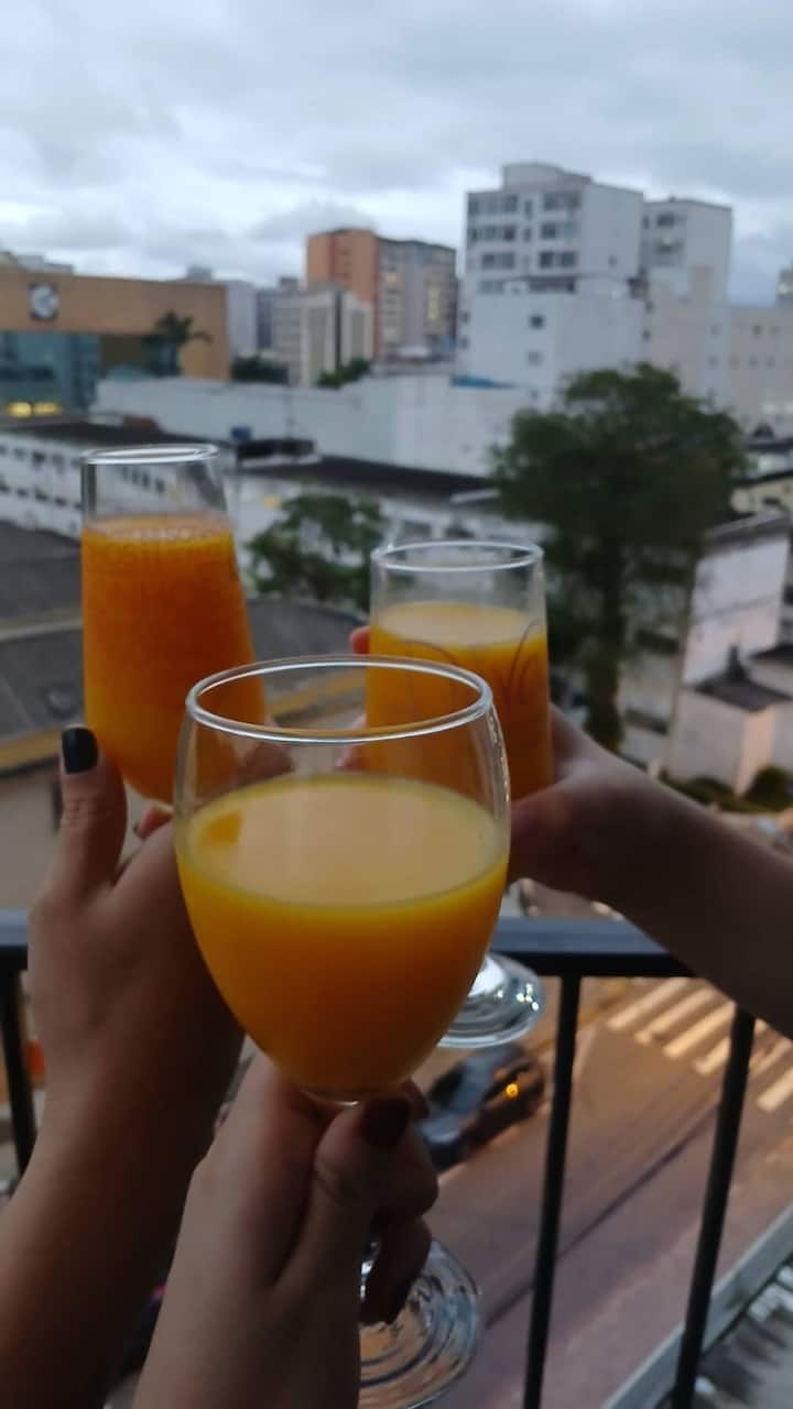 Flat Com Piscina E Portaria 24h Com Manobrista - Santos, Brasil