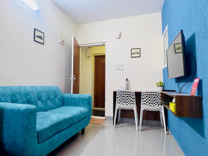 Comfy 1bhk| Wifi+balcony|near Nimhans & Kormangala - Bangalore