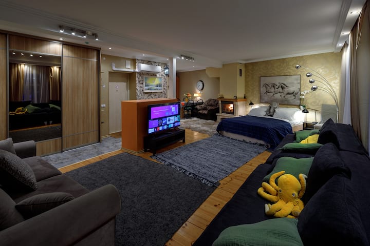 Daugavacosylux Fire Place Free Parking River View - Riga