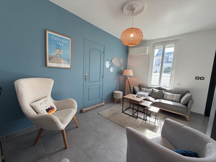 Séjour Idéal Famille : Maison Bord De Mer + Jardin - Lion-sur-Mer