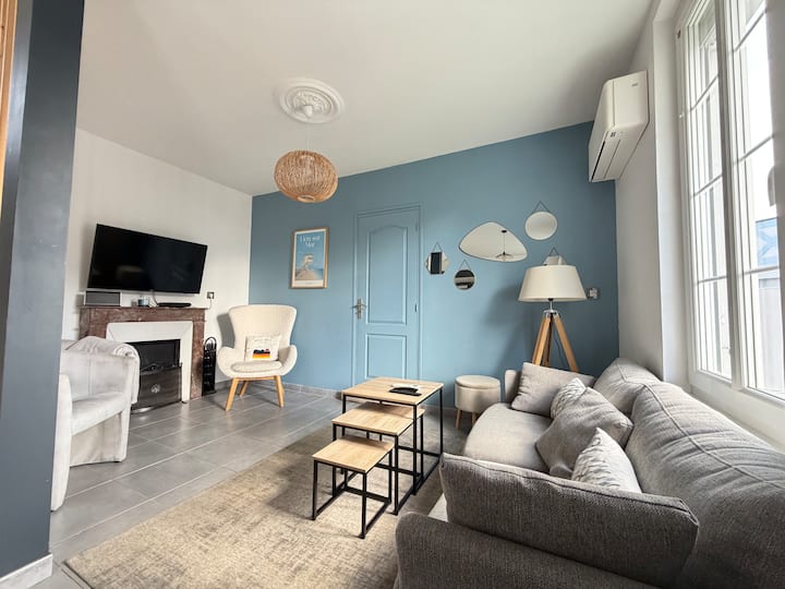 Séjour Idéal Famille : Maison Bord De Mer + Jardin - Lion-sur-Mer