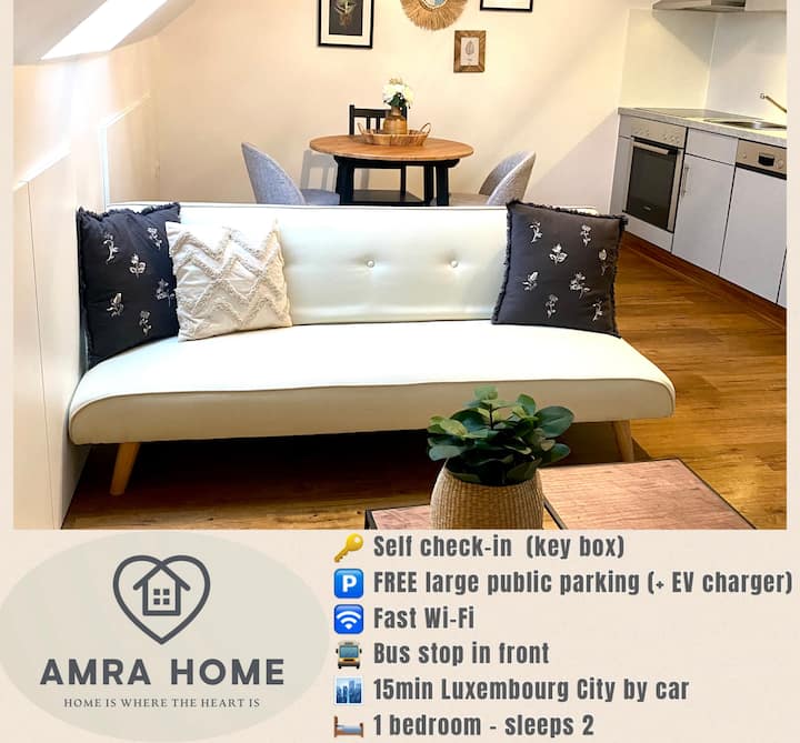 Amra Home: Modern Little Attic Apartment - Dudelange