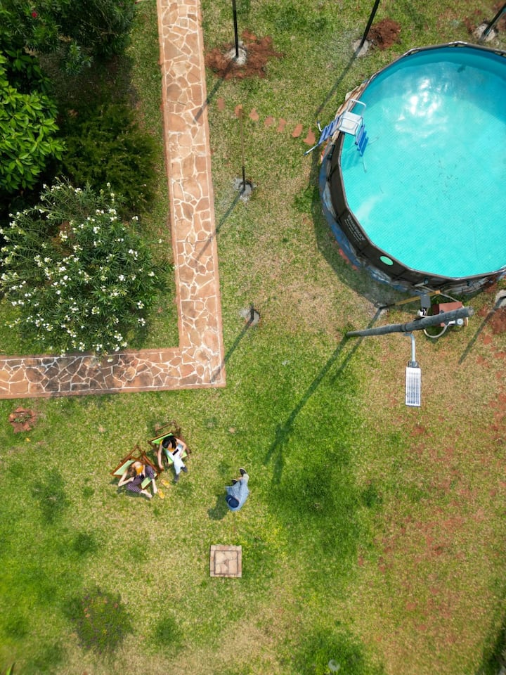 Maisonnette: Lit Queen*piscine&patio*près Asuncion - San Antonio