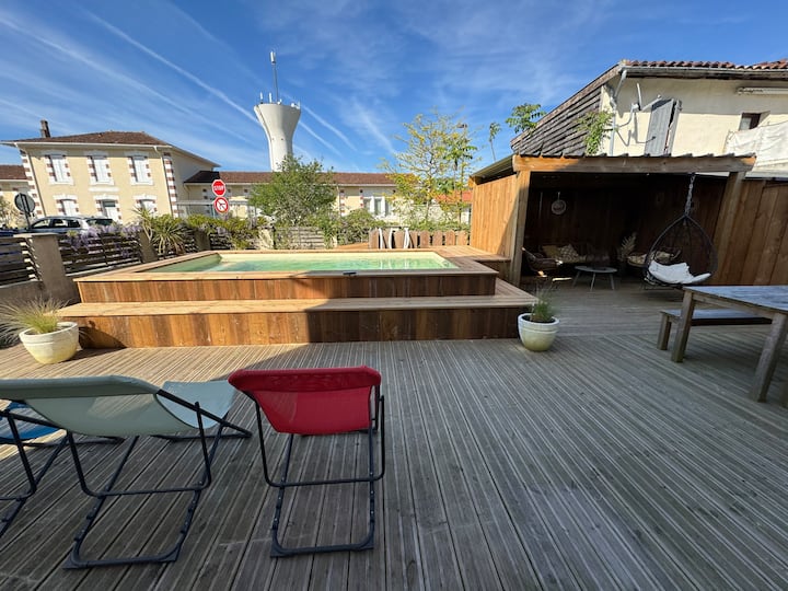 Agréable Maison Située En Plein Cœur Du Village. - Lit-et-Mixe