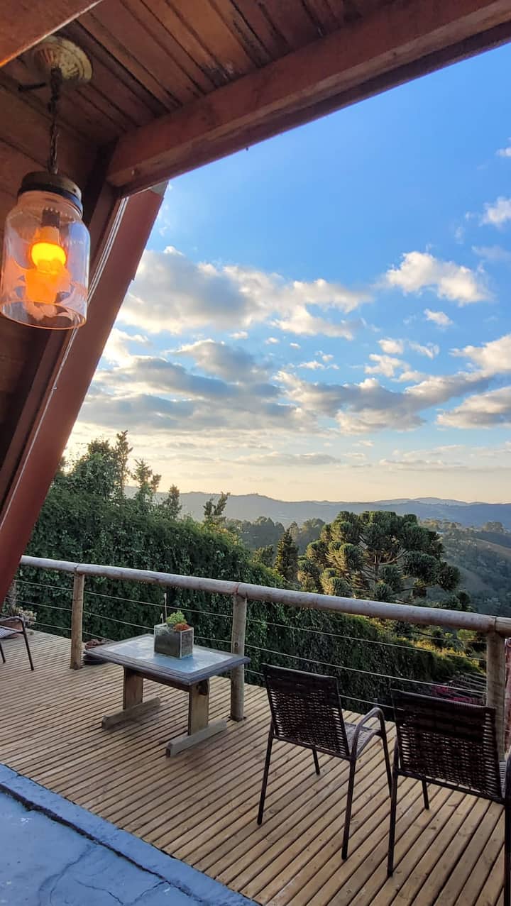 Villa Di Lucca "Tramonto"visual Pôr Do Sol" - Campos do Jordão